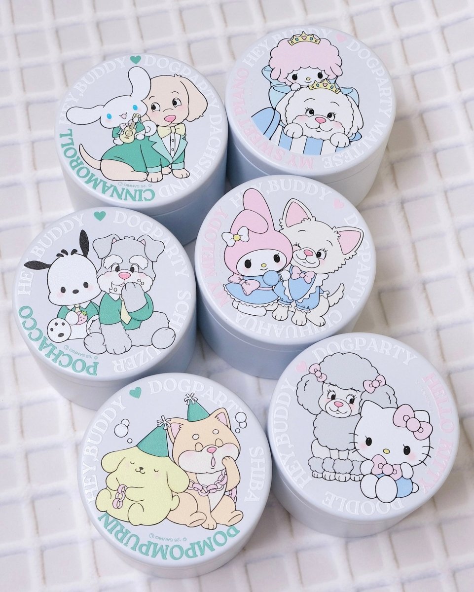 【SANRIO CHARACTERS】DOG PARTY おやつ缶 – HEY,BUDDY